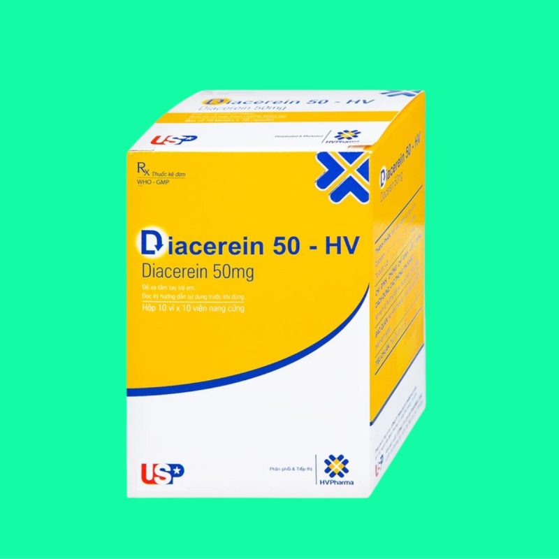 Diacerein 50 - HV điều trị các bệnh thoái hóa khớp