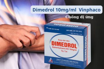 Dimedrol 10mg/ml Vinphaco chống dị ứng, điều trị phản ứng loạn trương lực