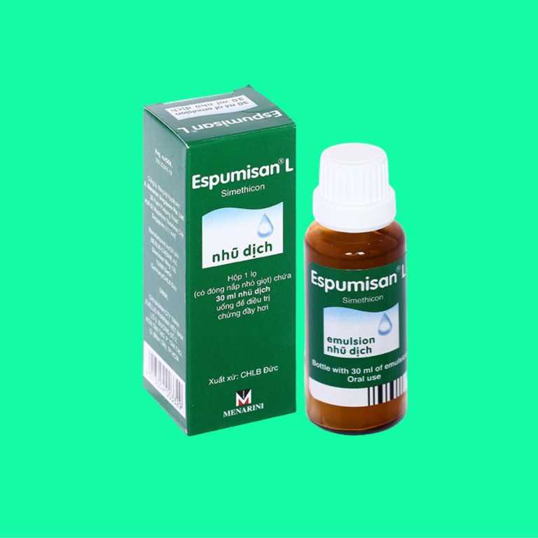 Espumisan L 40mg/ml điều trị triệu chứng tích tụ khí trong đường tiêu hóa