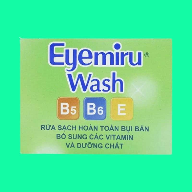Dung dịch rửa mắt Eyemiru Wash Nitto Medic 500ml giúp làm sạch mắt