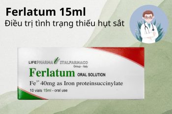 Thuốc Ferlatum 15ml điều trị tình trạng thiếu máu do thiếu sắt