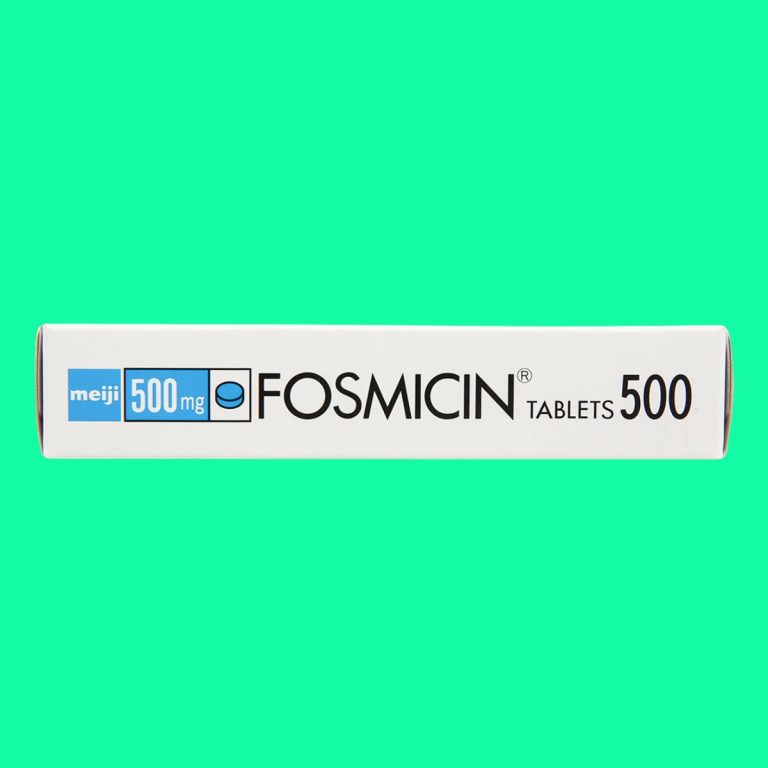 Thuốc Fosmicin tablets 500 điều trị nhiễm khuẩn sâu ở da, viêm bàng quang