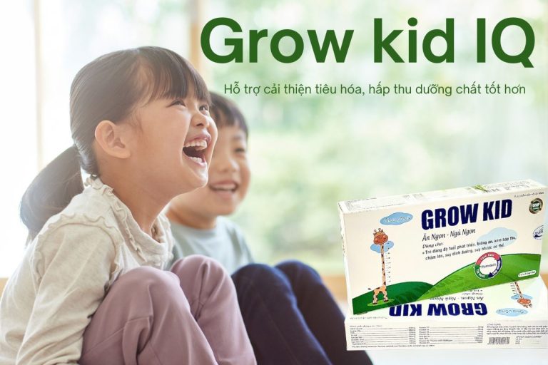 Grow kid 10ml hỗ trợ cải thiện tiêu hóa, hấp thu dưỡng chất tốt hơn