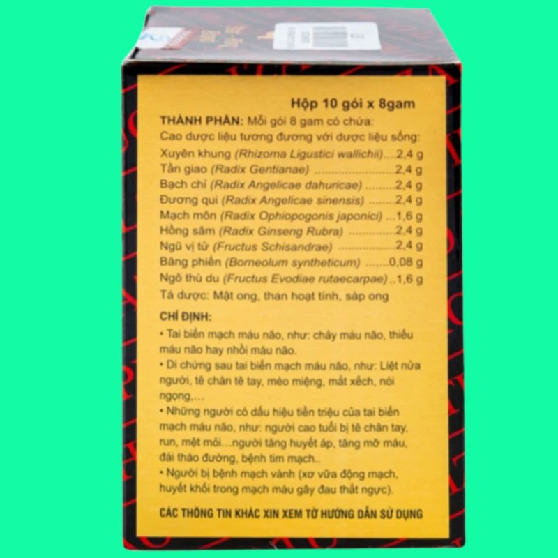 Hoa Đà Tái Tạo Hoàn Huatuo Zaizao Pills 80g hỗ trợ cho người tai biến