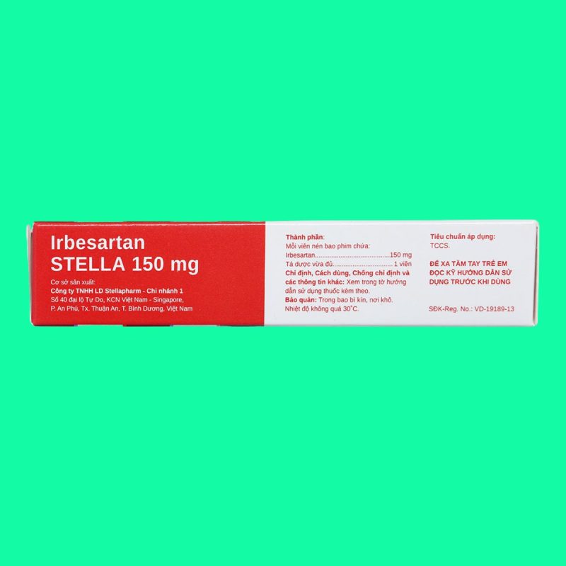 Thuốc Irbesartan Stella 150mg chỉ định điều trị cao huyết áp
