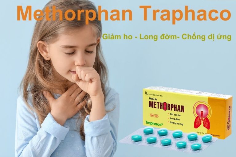 Thuốc Methorphan Traphaco hộp 20 viên giúp giảm ho, long đờm