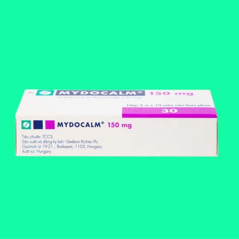 Mydocalm 150 mg điều trị triệu chứng co cứng cơ sau đột quỵ ở người lớn
