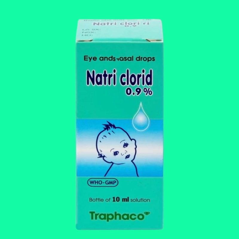 Thuốc Natri Clorid 0.9% Traphaco có tác dụng vệ sinh mắt và mũi