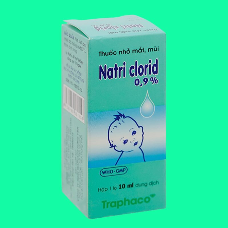 Thuốc Natri Clorid 0.9% Traphaco có tác dụng vệ sinh mắt và mũi