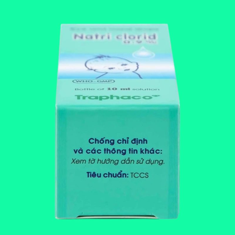 Thuốc Natri Clorid 0.9% Traphaco có tác dụng vệ sinh mắt và mũi