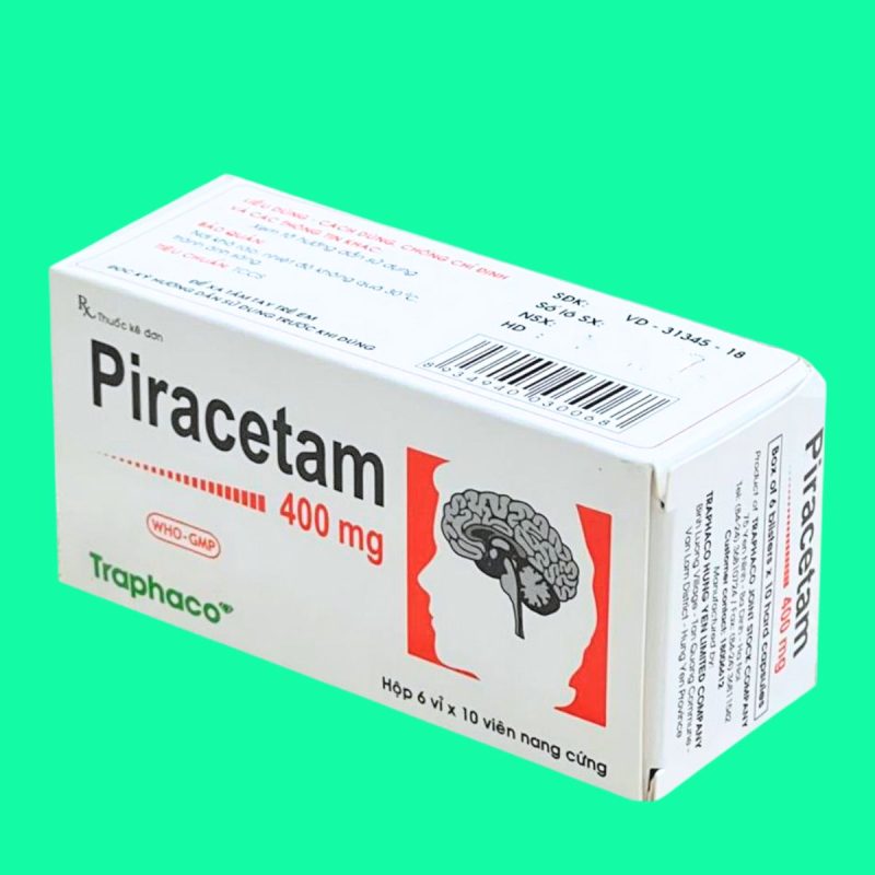 Thuốc Piracetam 400mg Traphaco cải thiện chức năng nhận thức