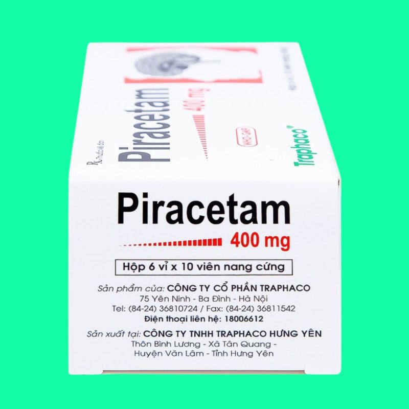 Thuốc Piracetam 400mg Traphaco cải thiện chức năng nhận thức