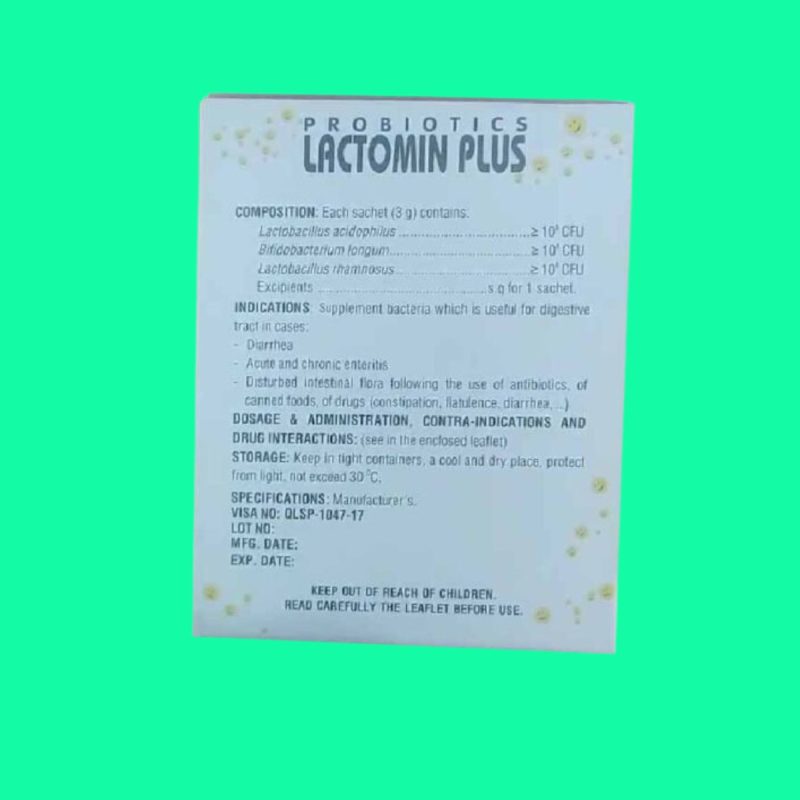 Probiotics Lactomin Plus Mebiphar hỗ trợ cân bằng hệ tiêu hóa