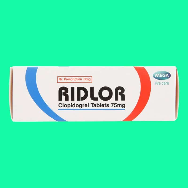 Thuốc Ridlor 75mg ngăn ngừa tai biến đông máu do nhồi máu cơ tim