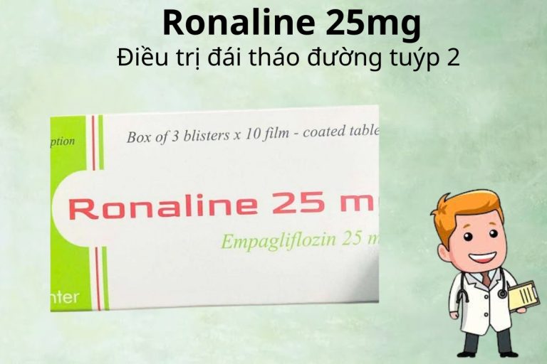 Thuốc Ronaline 25mg chỉ định cho người lớn mắc đái tháo đường tuýp 2