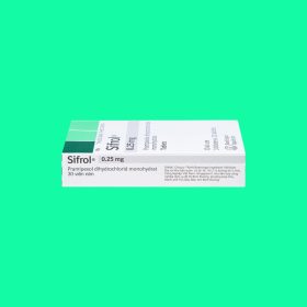 Thuốc Sifrol 0.25mg điều trị dấu hiệu và triệu chứng Parkinson vô căn