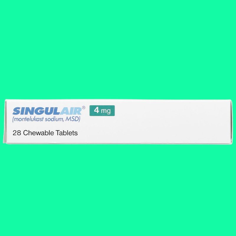 Thuốc Singulair 4mg có tác dụng điều trị và kiểm soát hen phế quản