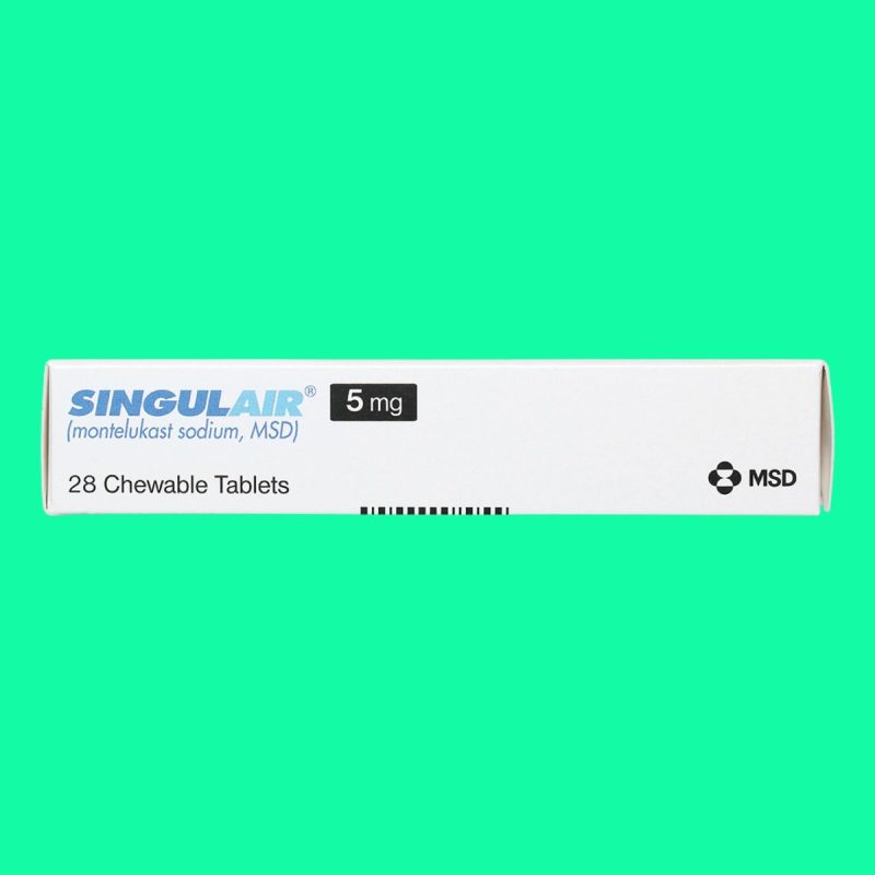 Thuốc Singulair 5mg điều trị hen phế quản mạn tính, viêm mũi dị ứng
