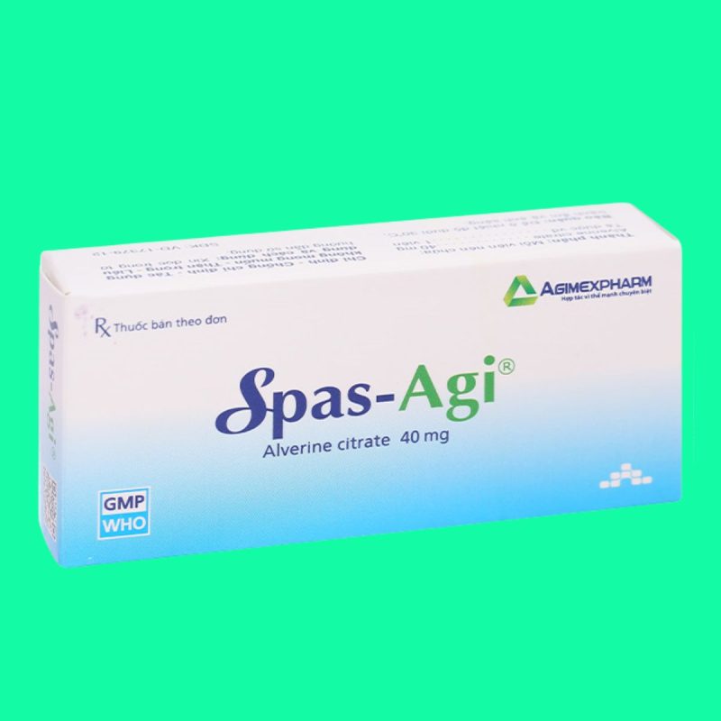 Thuốc Spas-Agi 40mg có tác dụng chống co thắt cơ trơn tiêu hoá