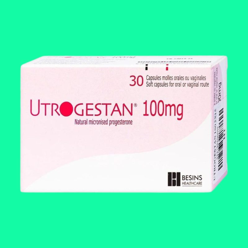 Thuốc Utrogestan 100mg điều trị rối loạn tiền kinh nguyệt, xuất huyết ...
