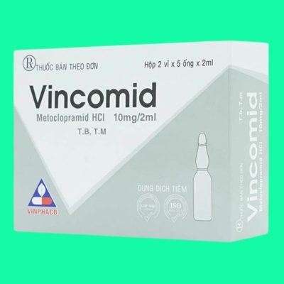 Thuốc Vincomid 10mg/2ml Vinphaco có tác dụng phòng ngừa nôn, buồn nôn