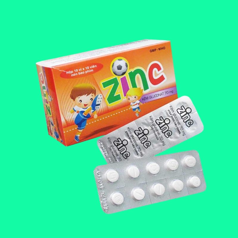 Thuốc Zinc 70mg DHG phòng ngừa và điều trị các tình trạng thiếu kẽm