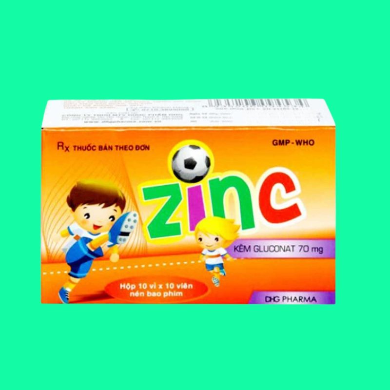 Thuốc Zinc 70mg DHG phòng ngừa và điều trị các tình trạng thiếu kẽm