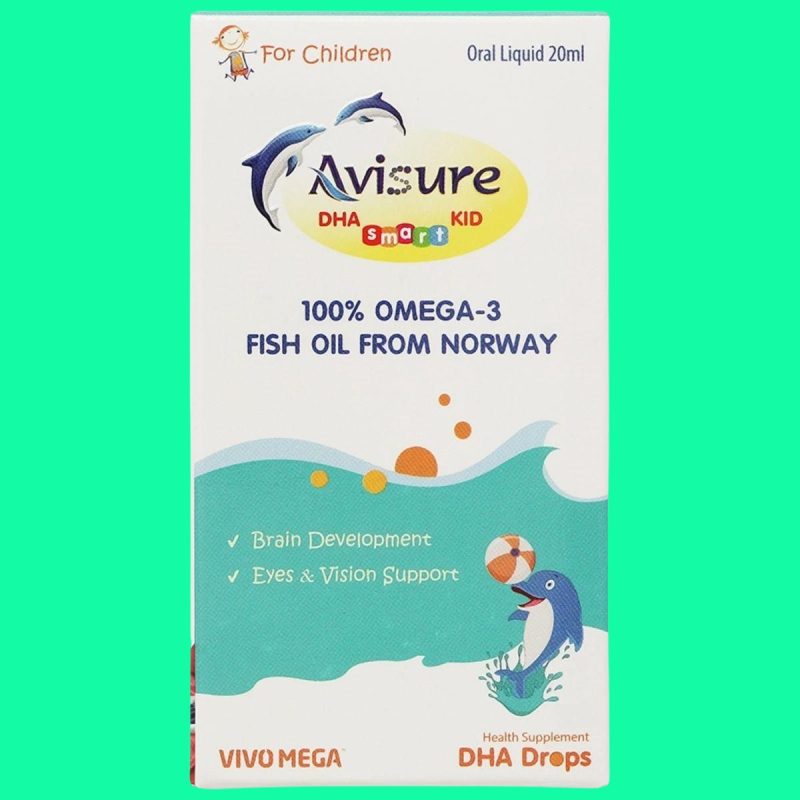 Avisure DHA Smart Kid hỗ trợ phát triển não về và thị lực cho trẻ nhỏ