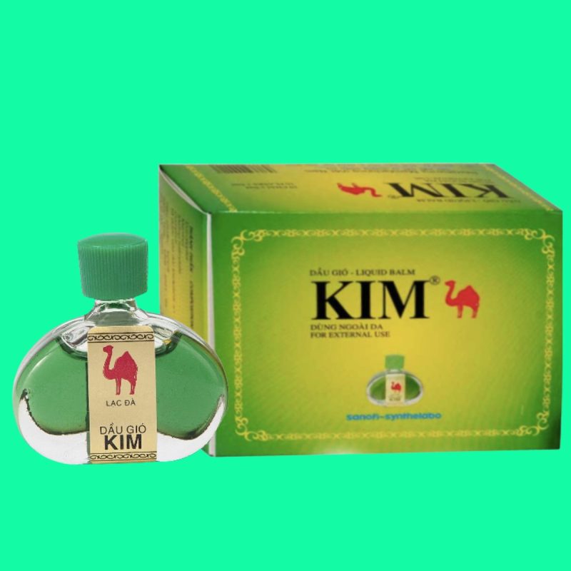 Dầu gió Kim Sanofi giảm nhức đầu, cảm cúm, đau lưng, viêm khớp