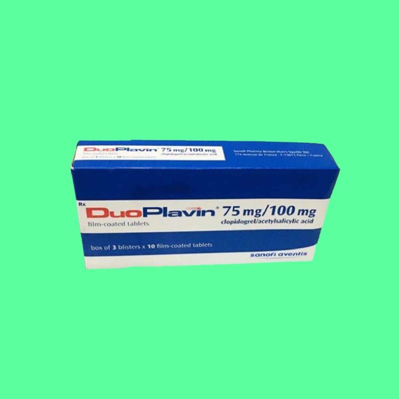 Thuốc Duoplavin 75mg/100mg ngăn ngừa hình thành cục máu đông