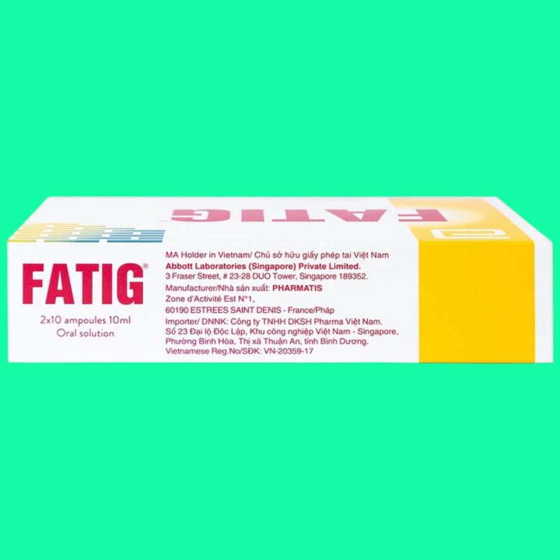 Fatig Abbott điều trị suy nhược chức năng, bổ sung khoáng chất
