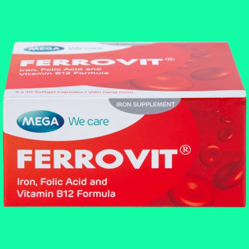 Ferrovit MEGA We care điều trị và dự phòng thiếu máu do thiếu sắt