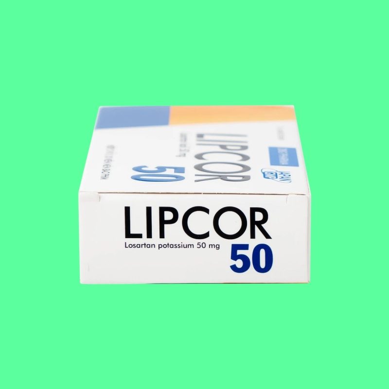 Thuốc LIPCOR 50mg điều trị tăng huyết áp, giảm nguy cơ đột quỵ