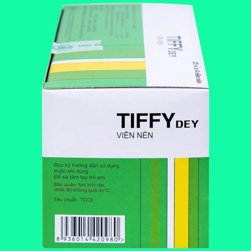 Tiffy Dey Thai Nakorn Patana giúp giảm các triệu chứng ở bệnh cảm cúm