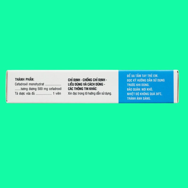 Thuốc Aticef 500 Caps điều trị nhiễm khuẩn đường hô hấp, viêm amidan