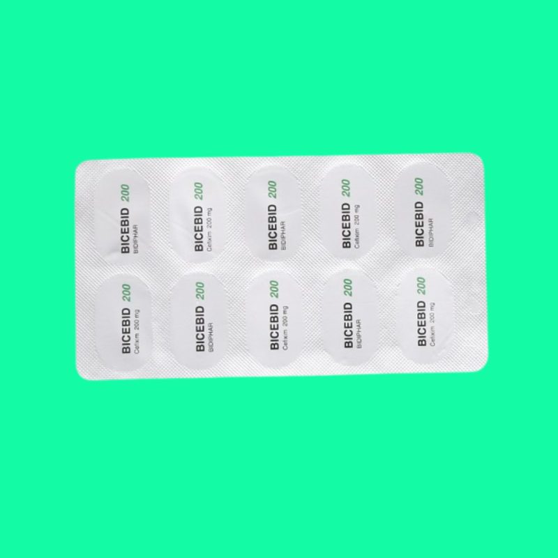 Thuốc Bicebid 200 điều trị viêm phế quản cấp tính và mạn tính