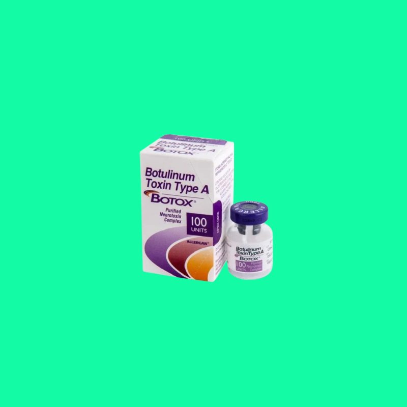 Thuốc Botulinum Toxin Type A Botox Allergan 100 units trị rối loạn da