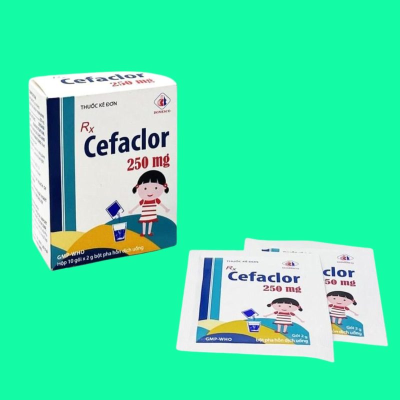 Thuốc Cefaclor 250mg Domesco điều trị nhiễm khuẩn hô hấp nhẹ và vừa
