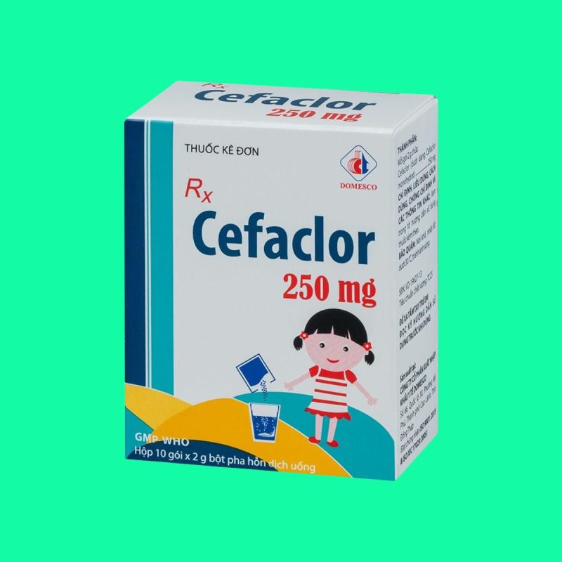 Thuốc Cefaclor 250mg Domesco điều trị nhiễm khuẩn hô hấp nhẹ và vừa