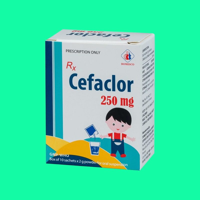 Thuốc Cefaclor 250mg Domesco điều trị nhiễm khuẩn hô hấp nhẹ và vừa