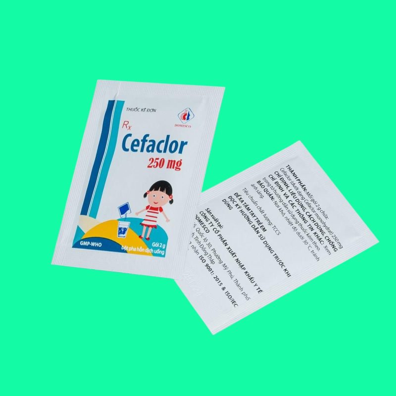 Thuốc Cefaclor 250mg Domesco điều trị nhiễm khuẩn hô hấp nhẹ và vừa