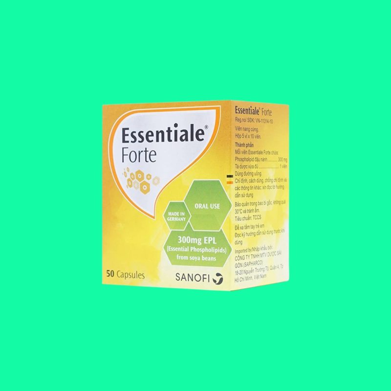 Thuốc Essentiale Forte 300mg chỉ định cải thiện triệu chứng bệnh gan