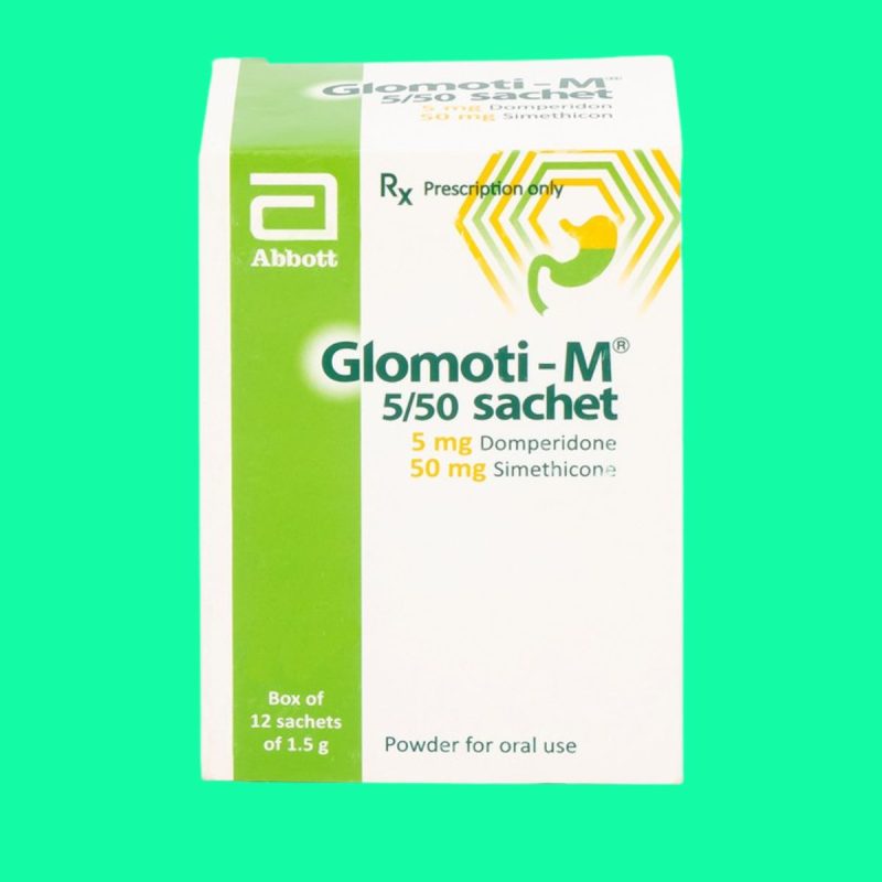 Thuốc Glomoti-M 5/50 Sachet cải thiện triệu chứng buồn nôn và nôn