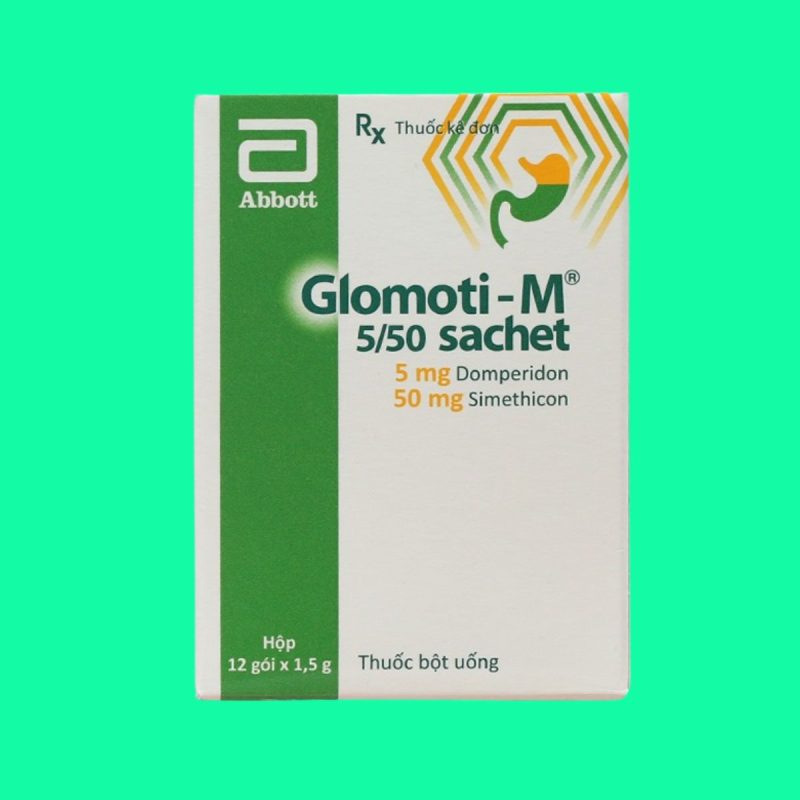 Thuốc Glomoti-M 5/50 Sachet cải thiện triệu chứng buồn nôn và nôn