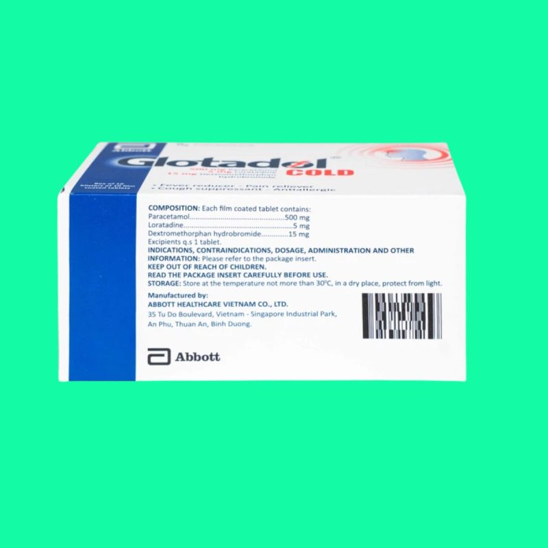 Thuốc Glotadol Cold giảm triệu chứng cảm lạnh, cảm cúm nhanh chóng ...
