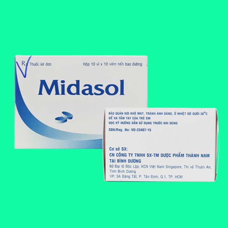 Thuốc Midasol cải thiện viêm, đau do nhiễm trùng đường niệu dưới