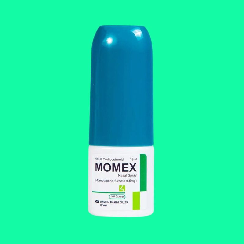 Thuốc Momex Nasal Spray điều trị viêm mũi dị ứng quanh năm, theo mùa