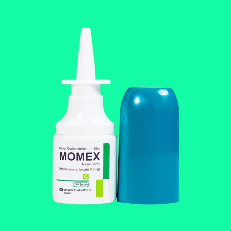 Thuốc Momex Nasal Spray điều trị viêm mũi dị ứng quanh năm, theo mùa