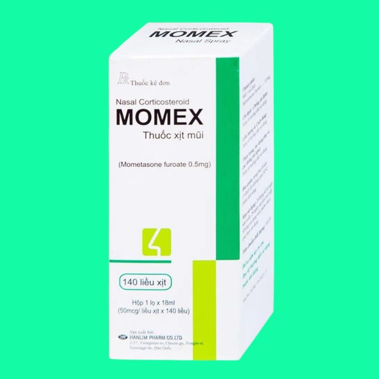 Thuốc Momex Nasal Spray điều trị viêm mũi dị ứng quanh năm, theo mùa