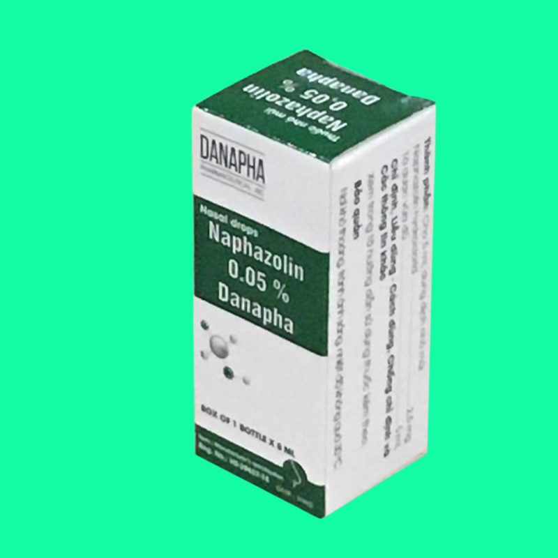 Thuốc Naphazolin 0.05% Danapha có tác dụng điều trị viêm mũi
